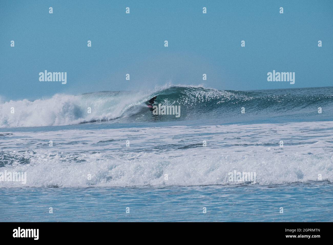 surf perfect spot barrel Stock Photo - Alamy