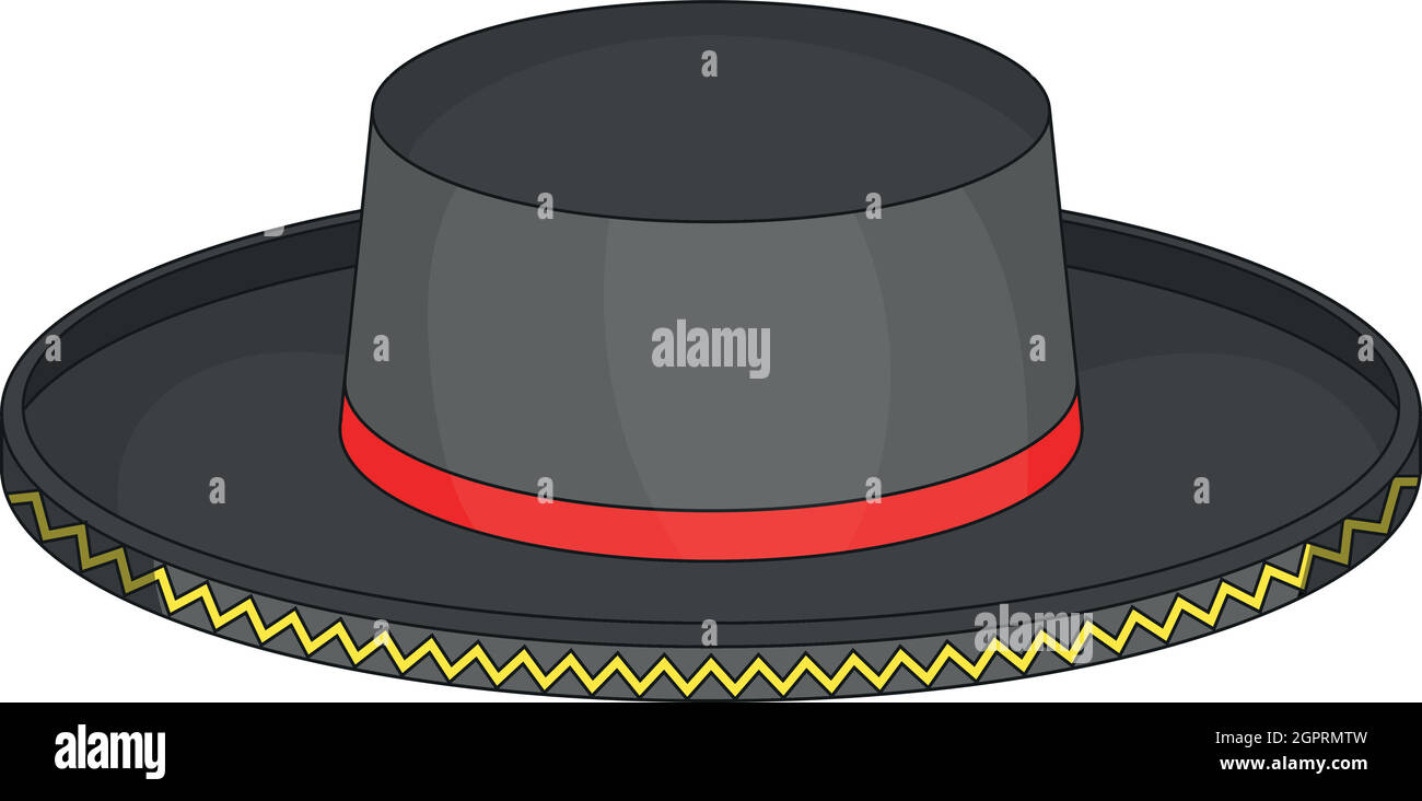 Black man fedora hat icon, cartoon style Stock Vector Image & Art - Alamy