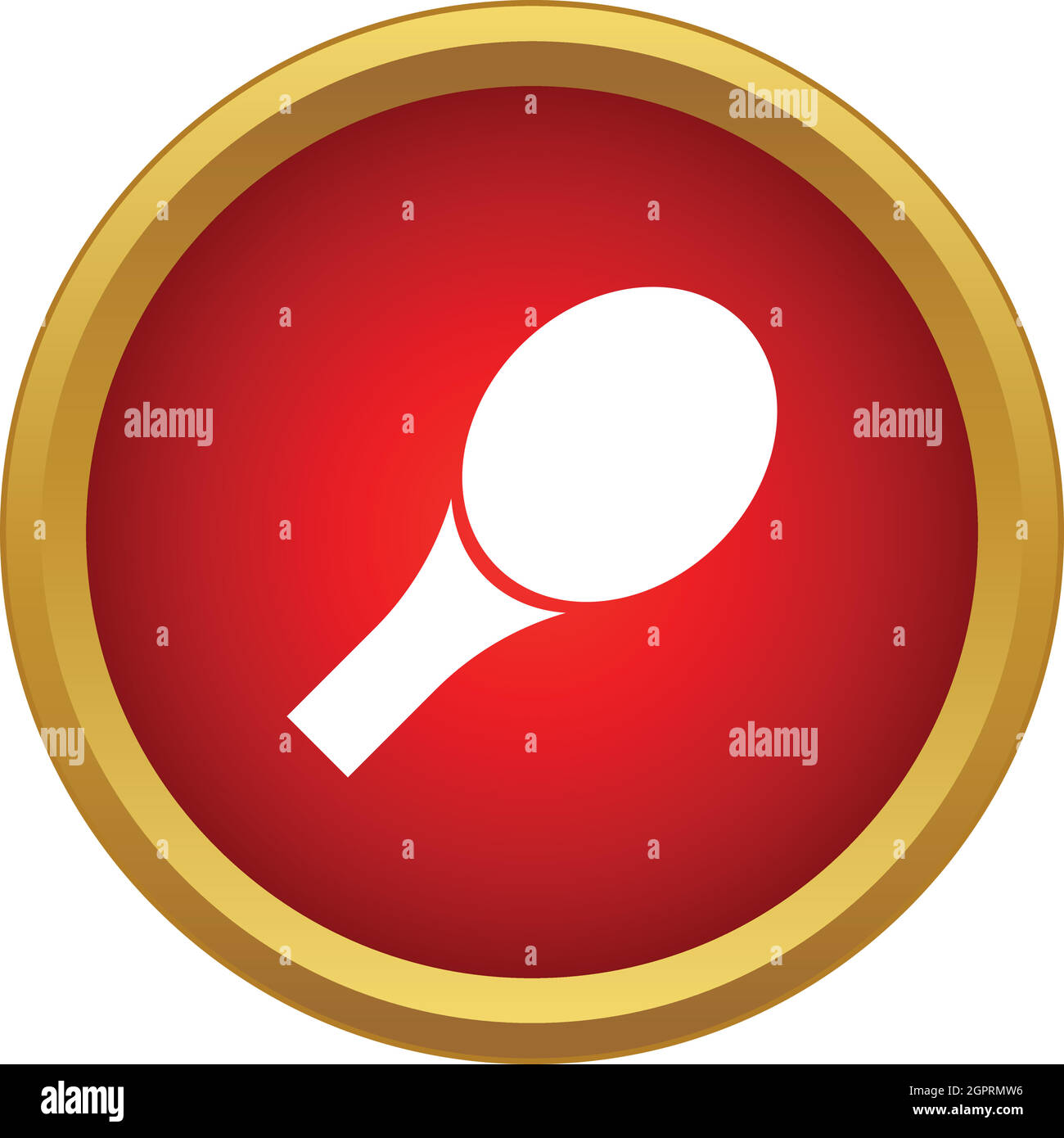 Ping pong racket icon Stock Vector Images - Alamy