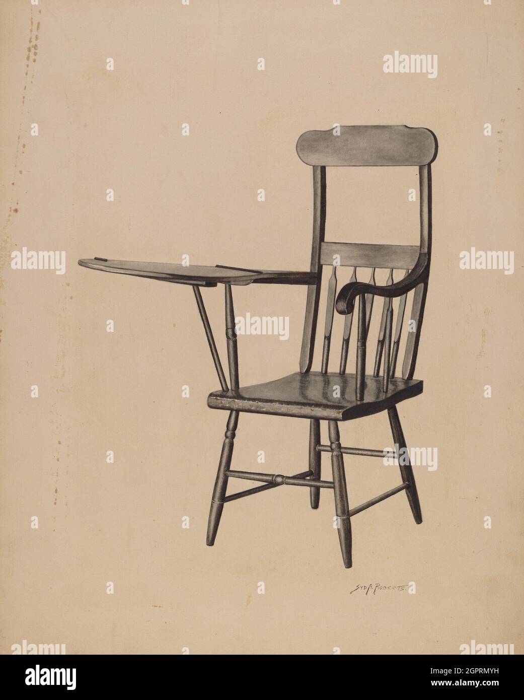Study Chair, c. 1941 Stock Photo - Alamy