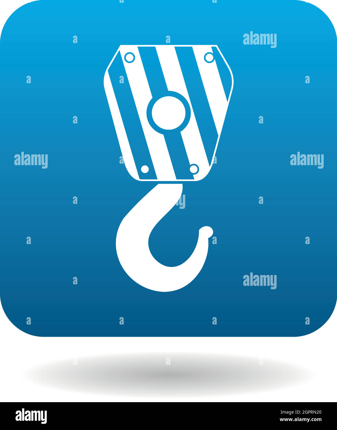 Crane load icon in Stock Vector Images - Alamy