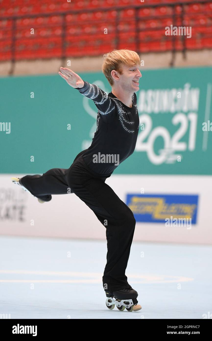 Gran Asuncin, Paraguay. Sept 30 2021: COLLIN MOTLEY, USA, performing in ...