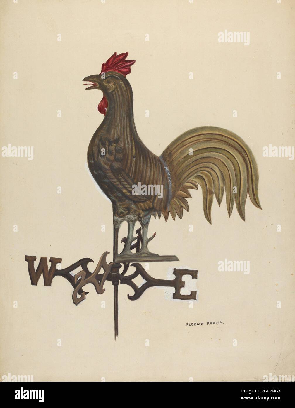 Weathercock, c. 1936 Stock Photo - Alamy