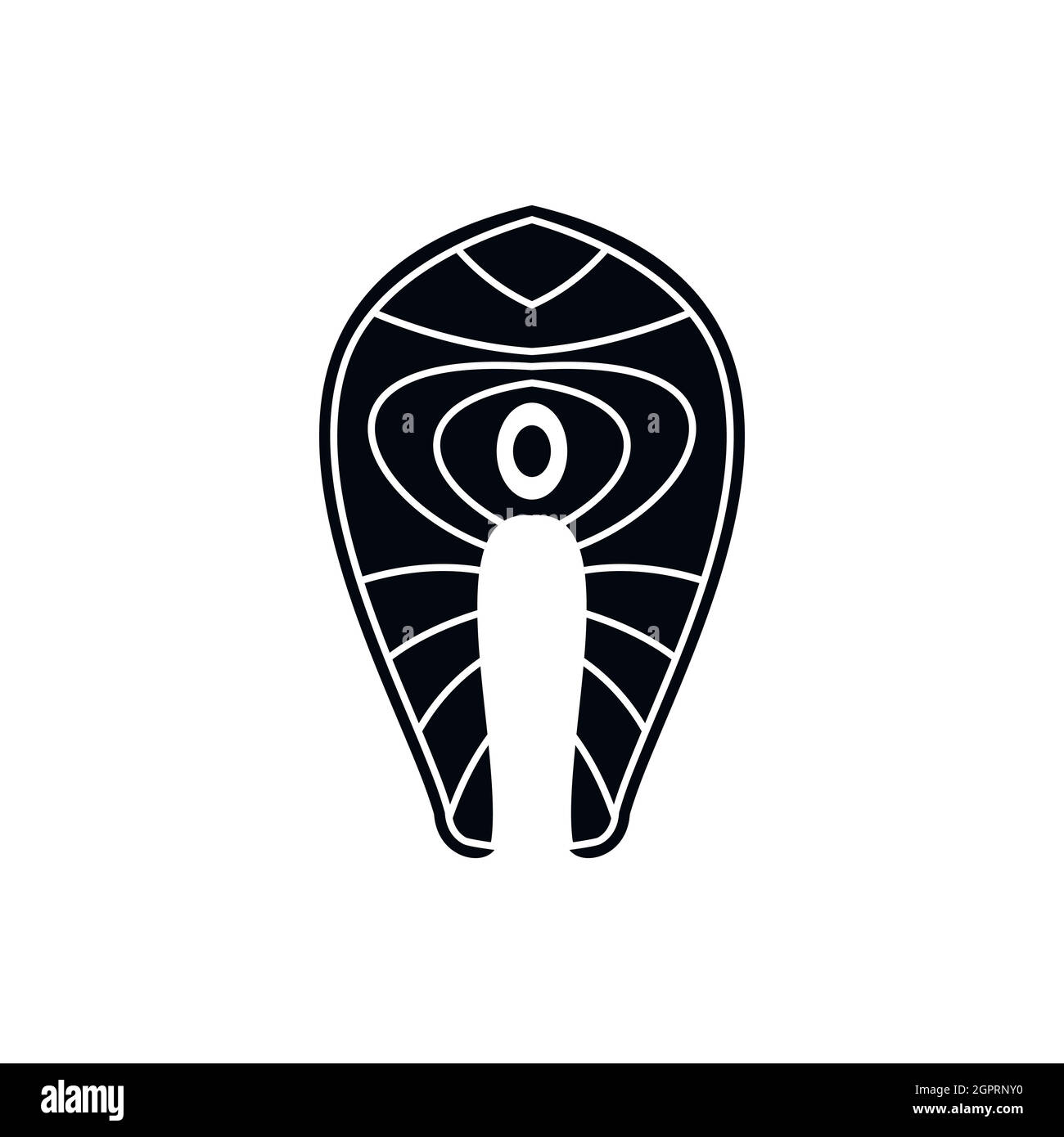 Steak fresh raw salmon Stock Vector Images - Alamy