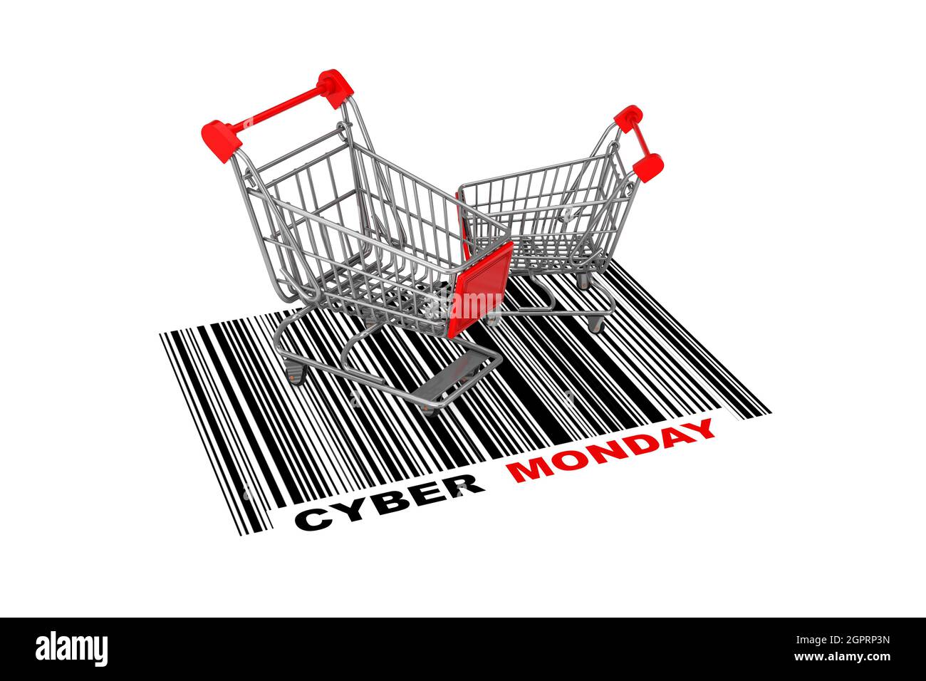Shopping carts with at sign Cut Out Stock Images & Pictures - Alamy