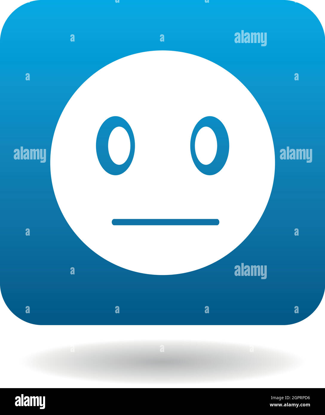 Suspicious emoticon icon, simple style Stock Vector Image & Art - Alamy