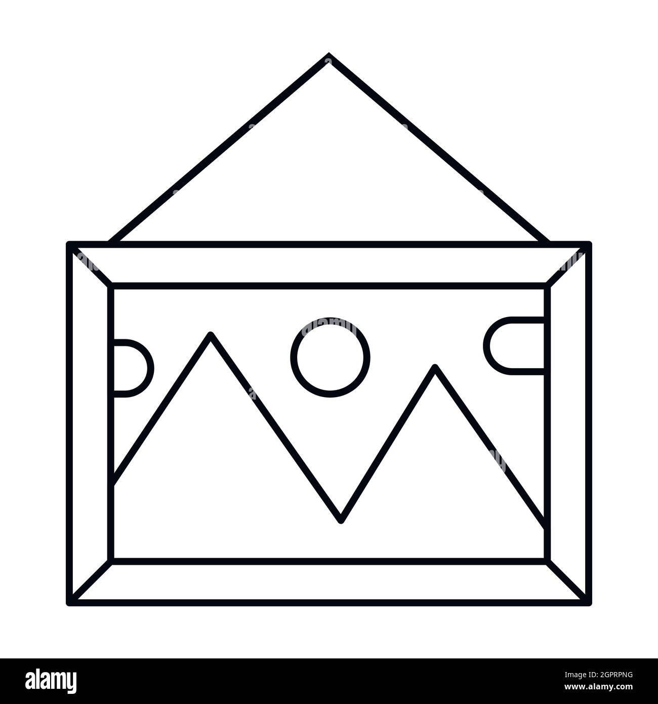 Vector outline frame hi-res stock photography and images - Alamy