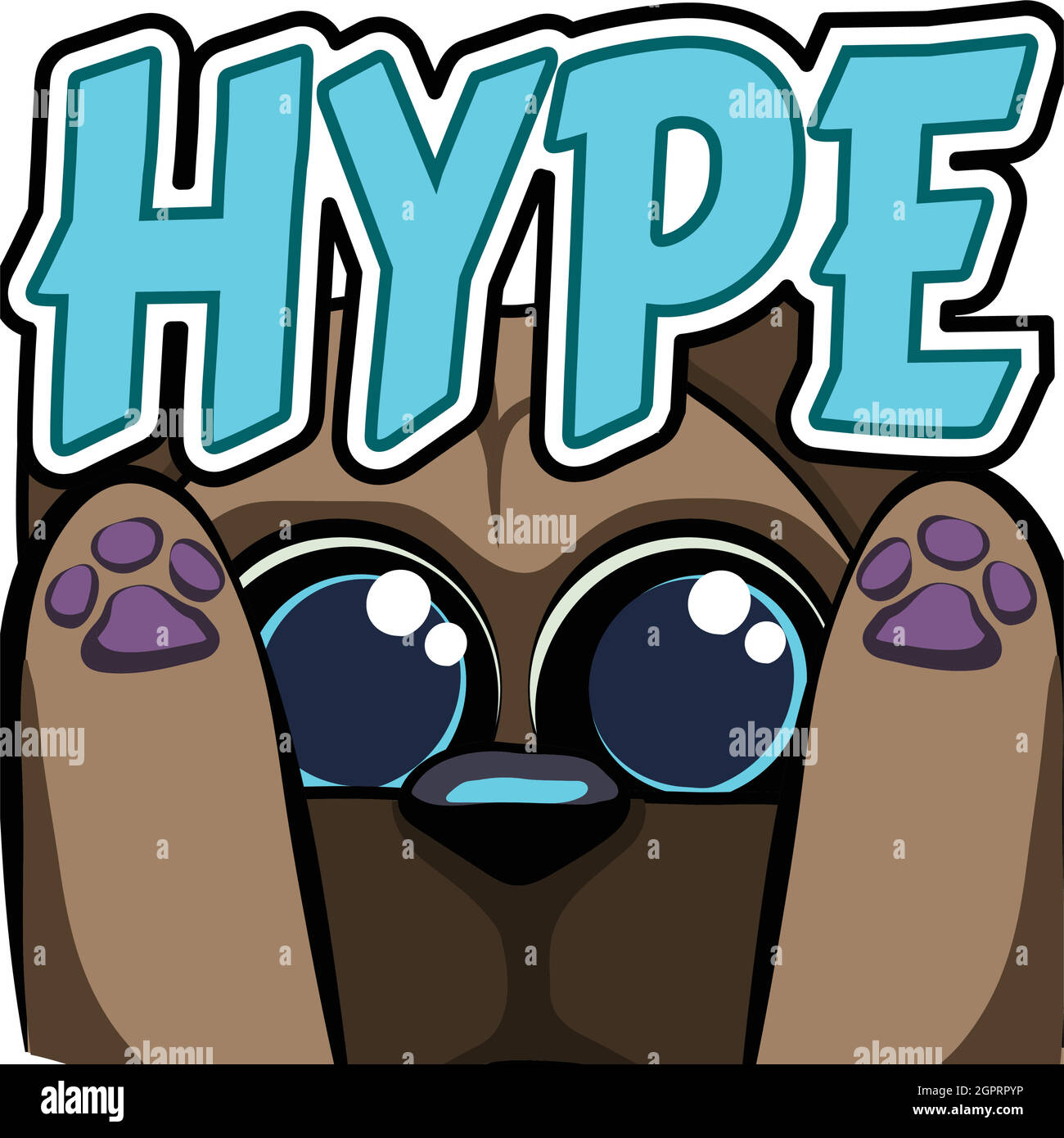 Excited dog Stock Vector Images - Alamy