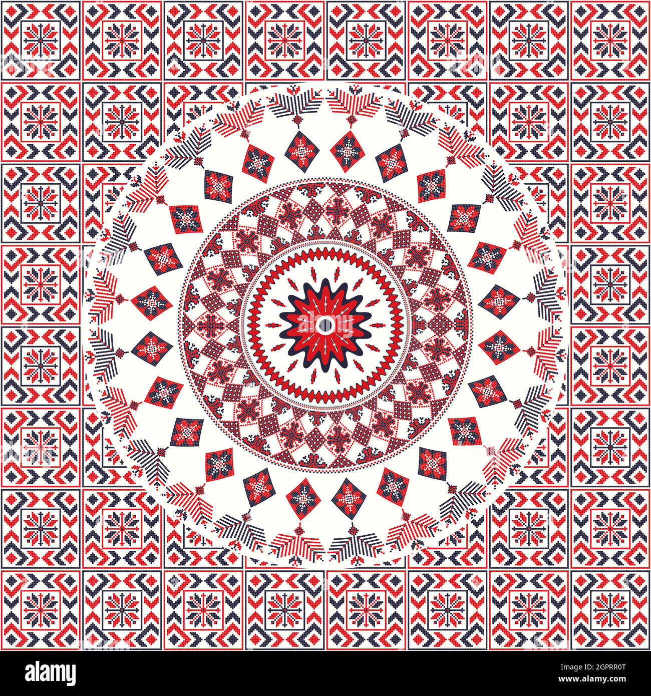 Romanian traditional pattern 104 Stock Vector Image & Art - Alamy