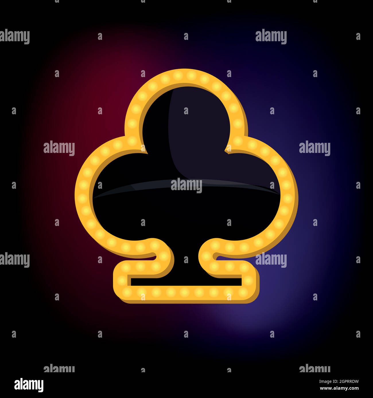 Club suit icon, cartoon style Stock Vector Image & Art - Alamy