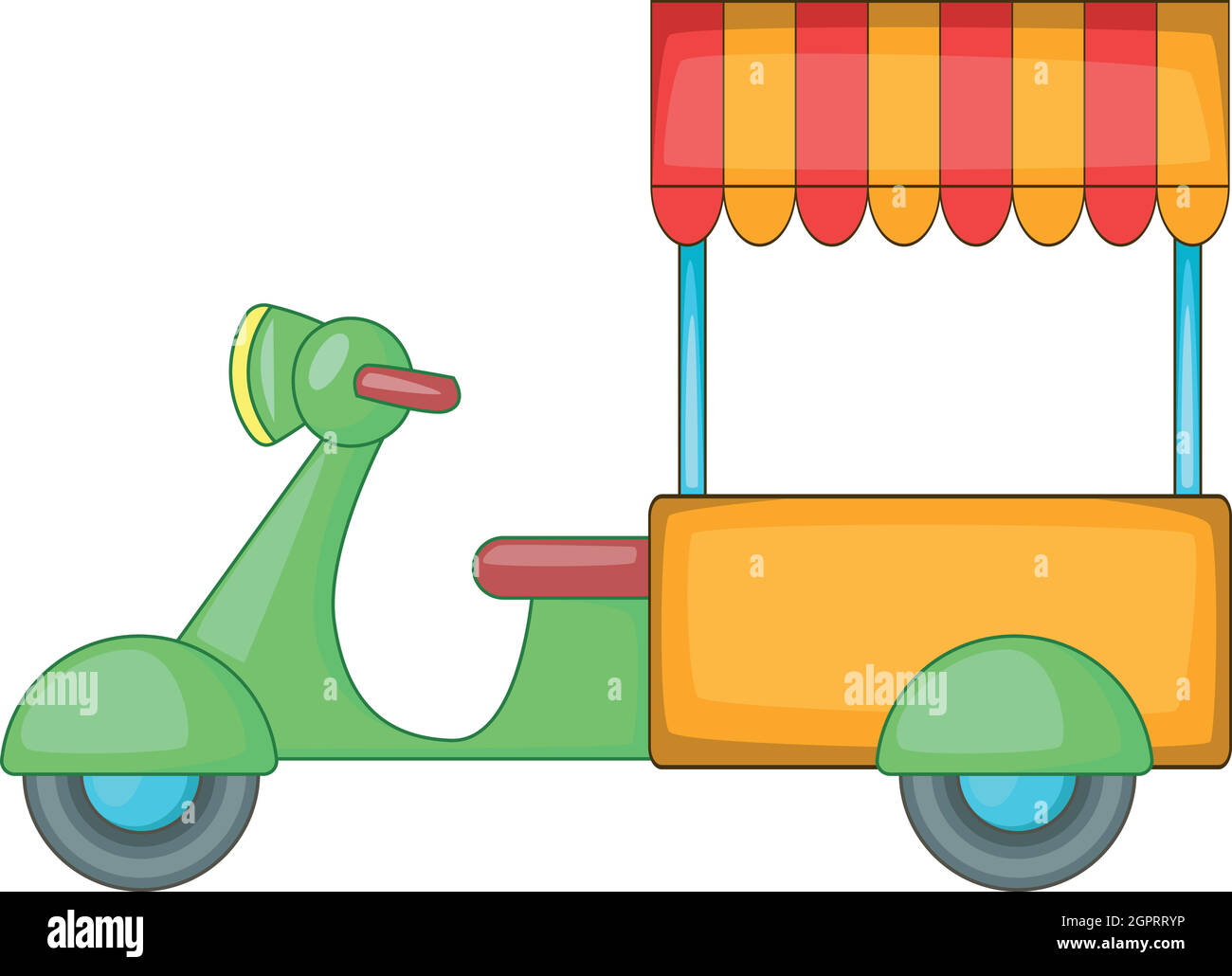 Food cart icon, cartoon style Stock Vector Image & Art - Alamy