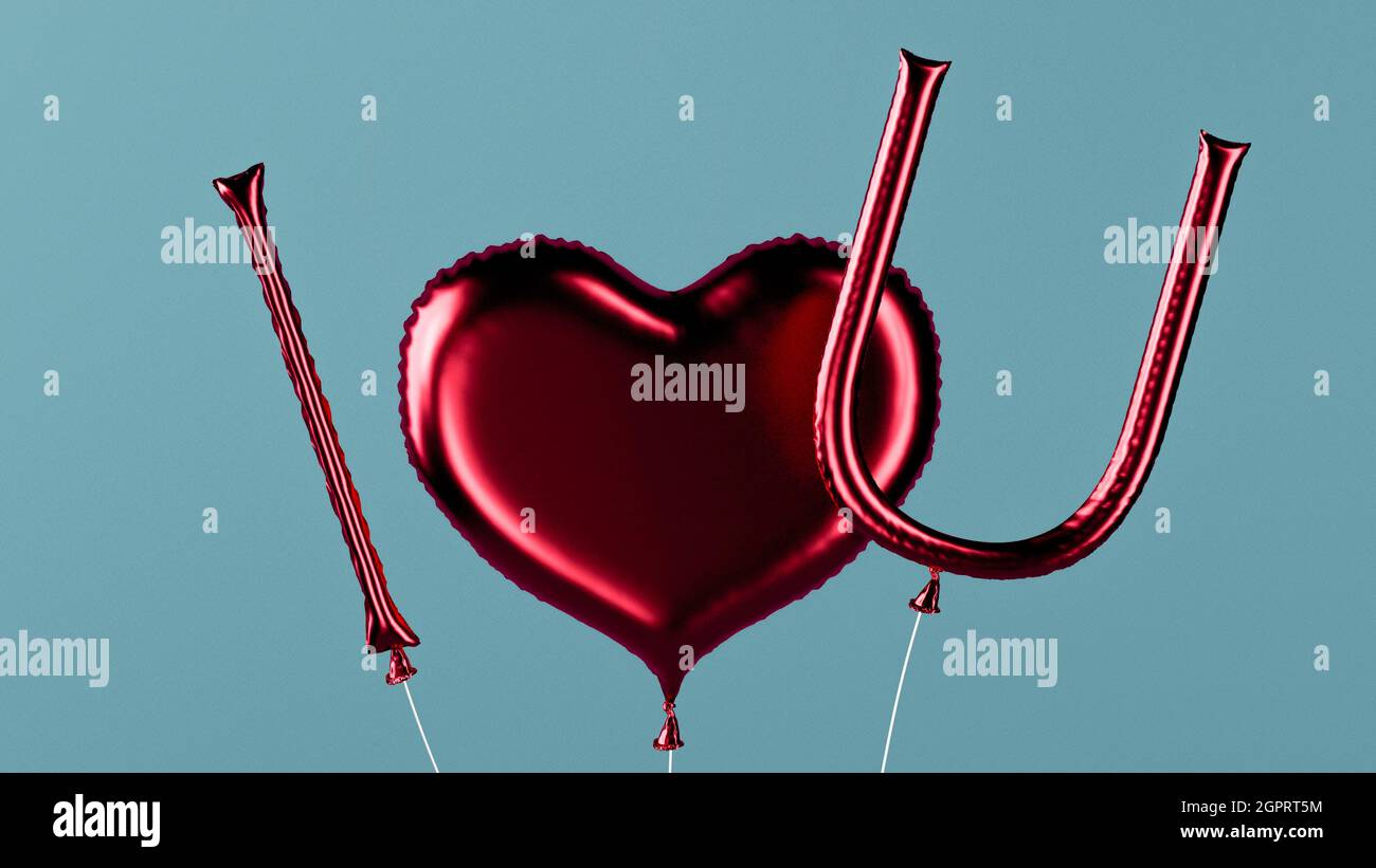 I love you message balloons Stock Photo - Alamy I love you message balloons Stock Photo - Alamy