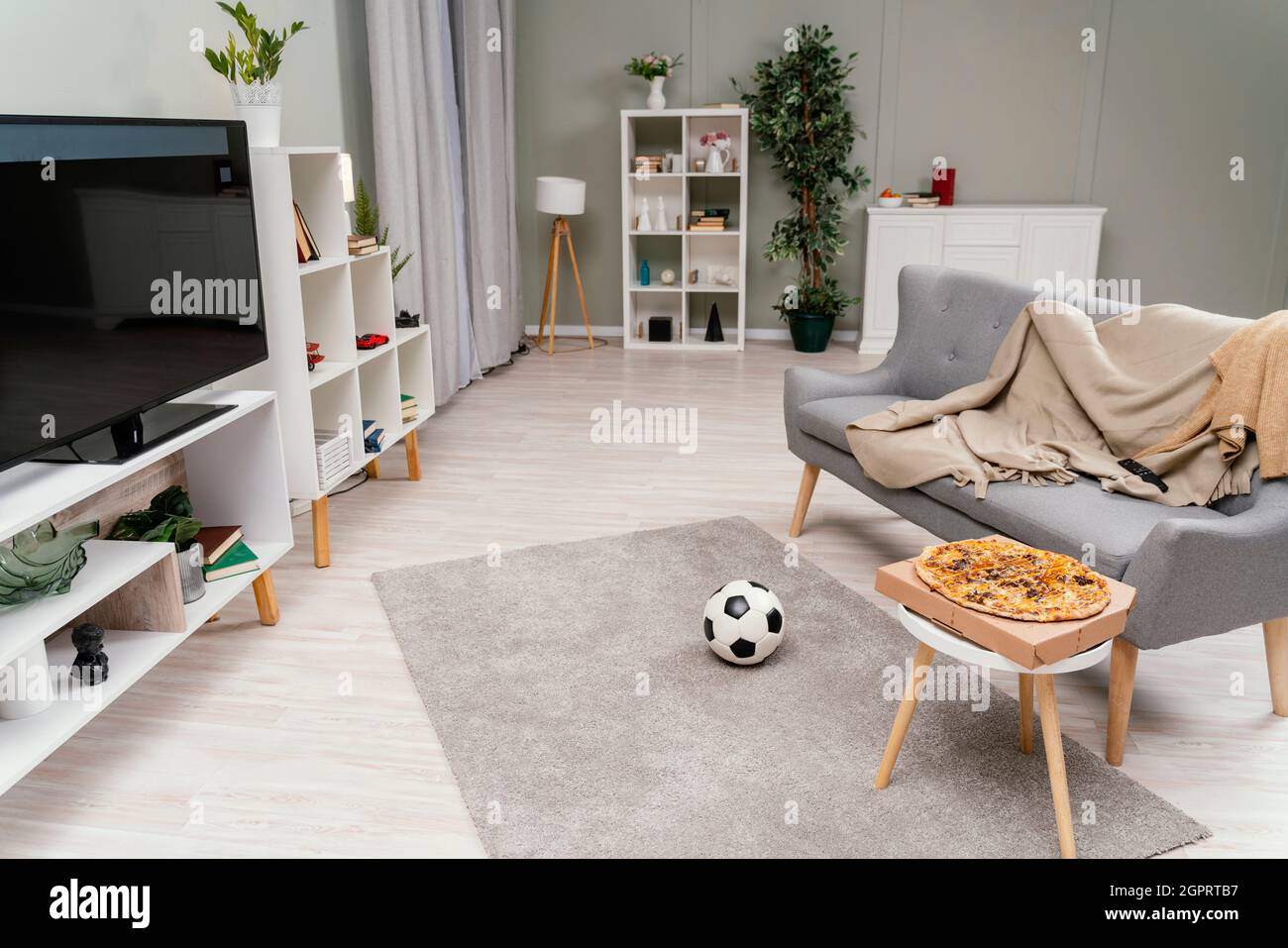 Room interior design for new home Stock Photo - Alamy