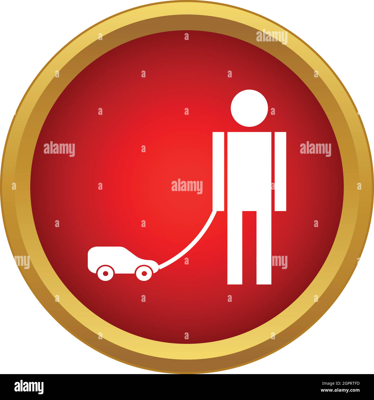 Children playing with machine icon, simple style Stock Vector Image ...