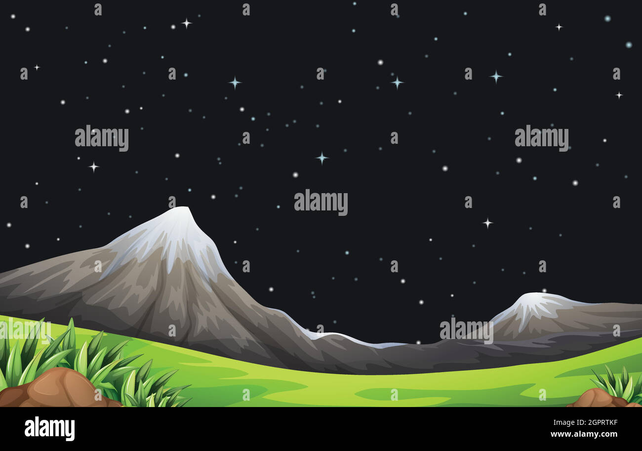 Sparkling night sky Stock Vector Images - Alamy