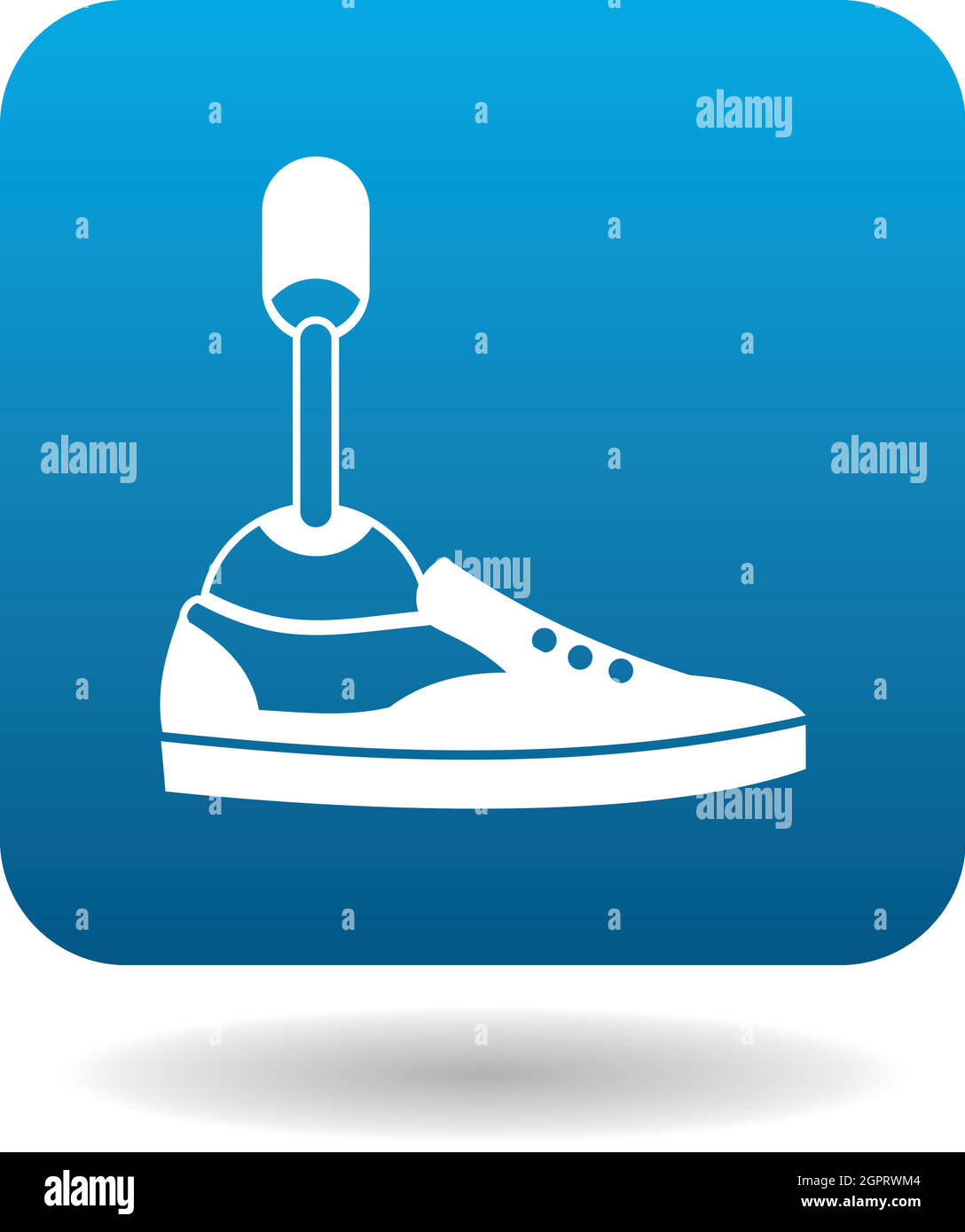 Leg prosthesis icon in simple style Stock Vector Image & Art - Alamy