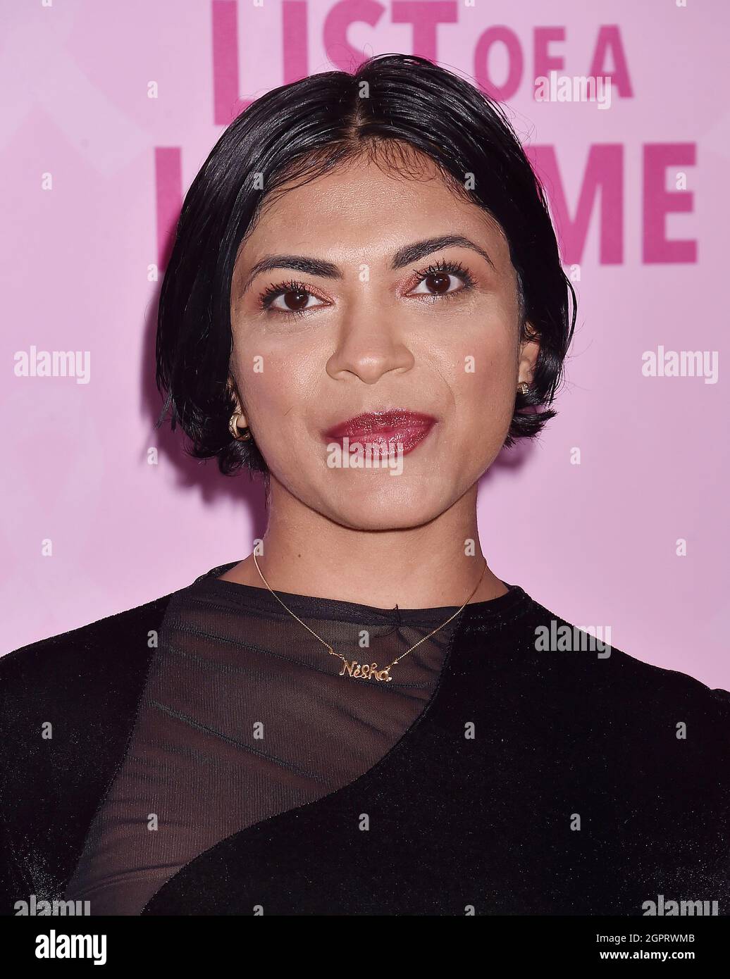LOS ANGELES, CA - SEPTEMBER 29: Nisha attends the premiere of "List of ...