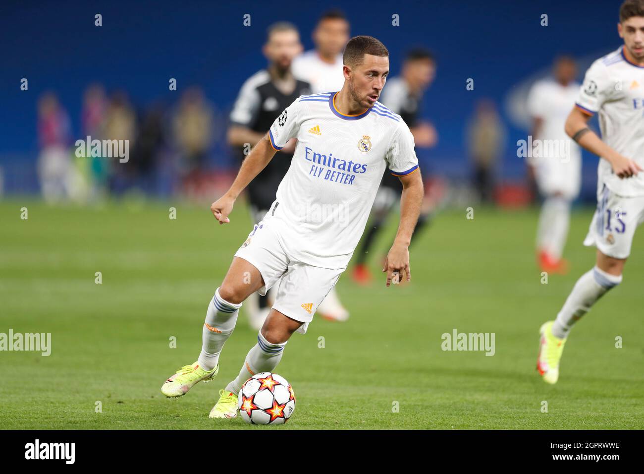 Madrid, Spain. 28th Sep, 2020. Eden Hazard (Real) Football/Soccer ...