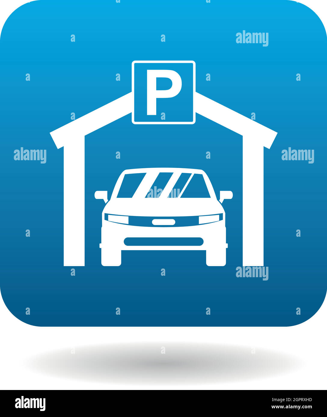 Parking sign in city Stock Vector Images - Alamy