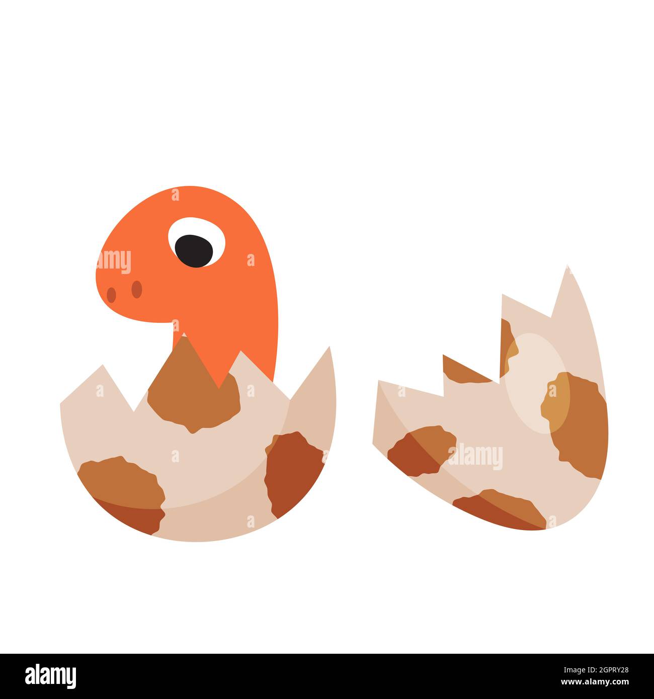 Cartoon Baby Dinosaur Egg