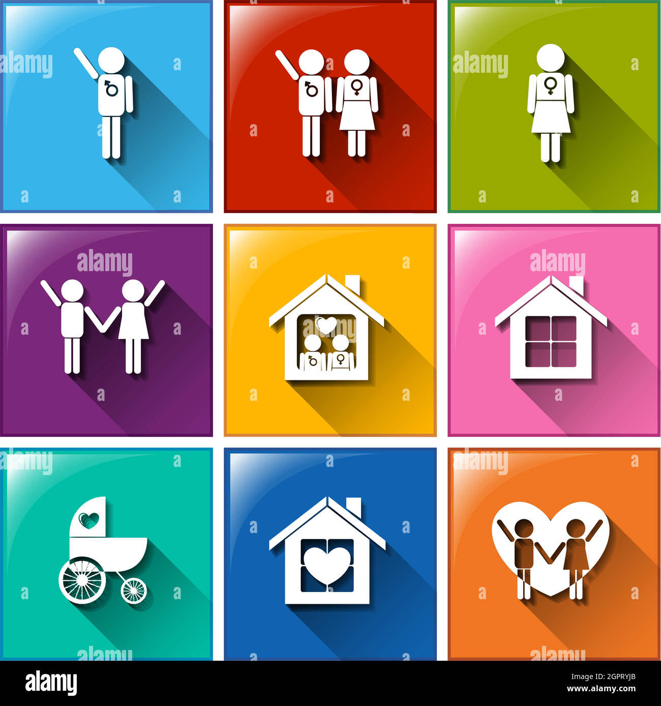 A family Stock Vector Images - Alamy