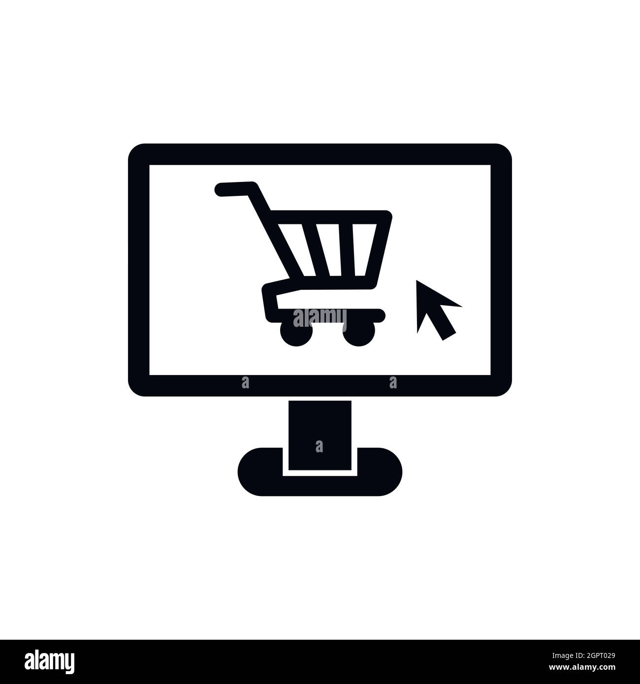 Mobile selling cart Stock Vector Images - Alamy