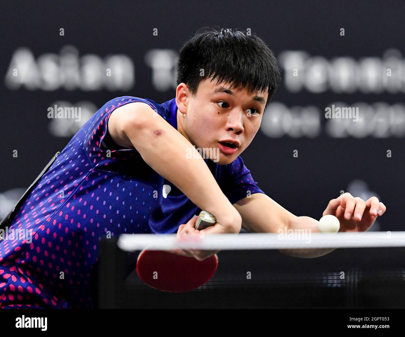 Doha, Qatar. 30th Sep, 2021. Feng Yi-Hsin of Chinese Taipei competes ...