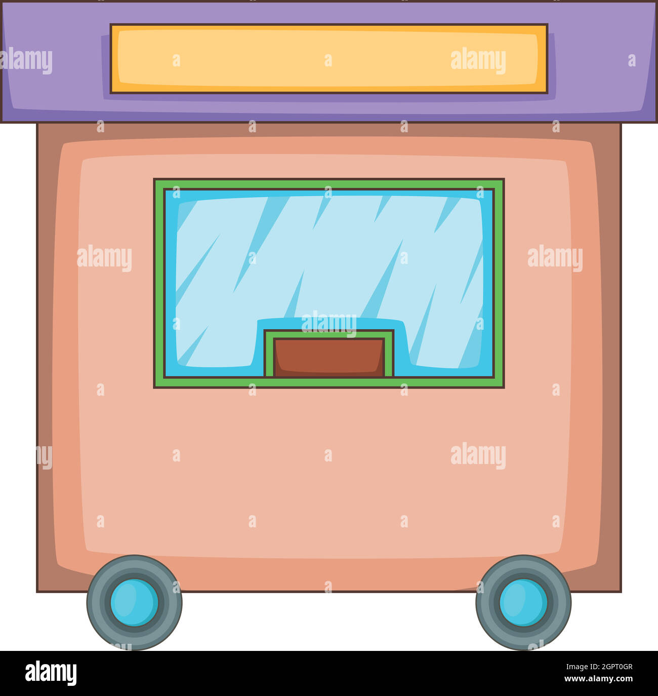 Cartoon trailer hi-res stock photography and images - Alamy