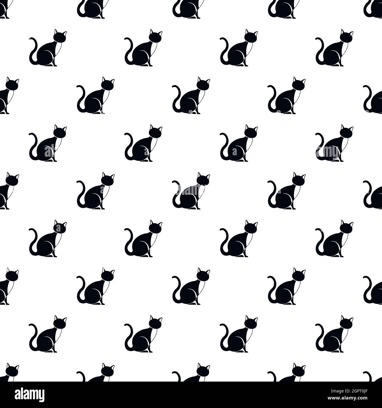 Simple cat illustration hi-res stock photography and images - Alamy