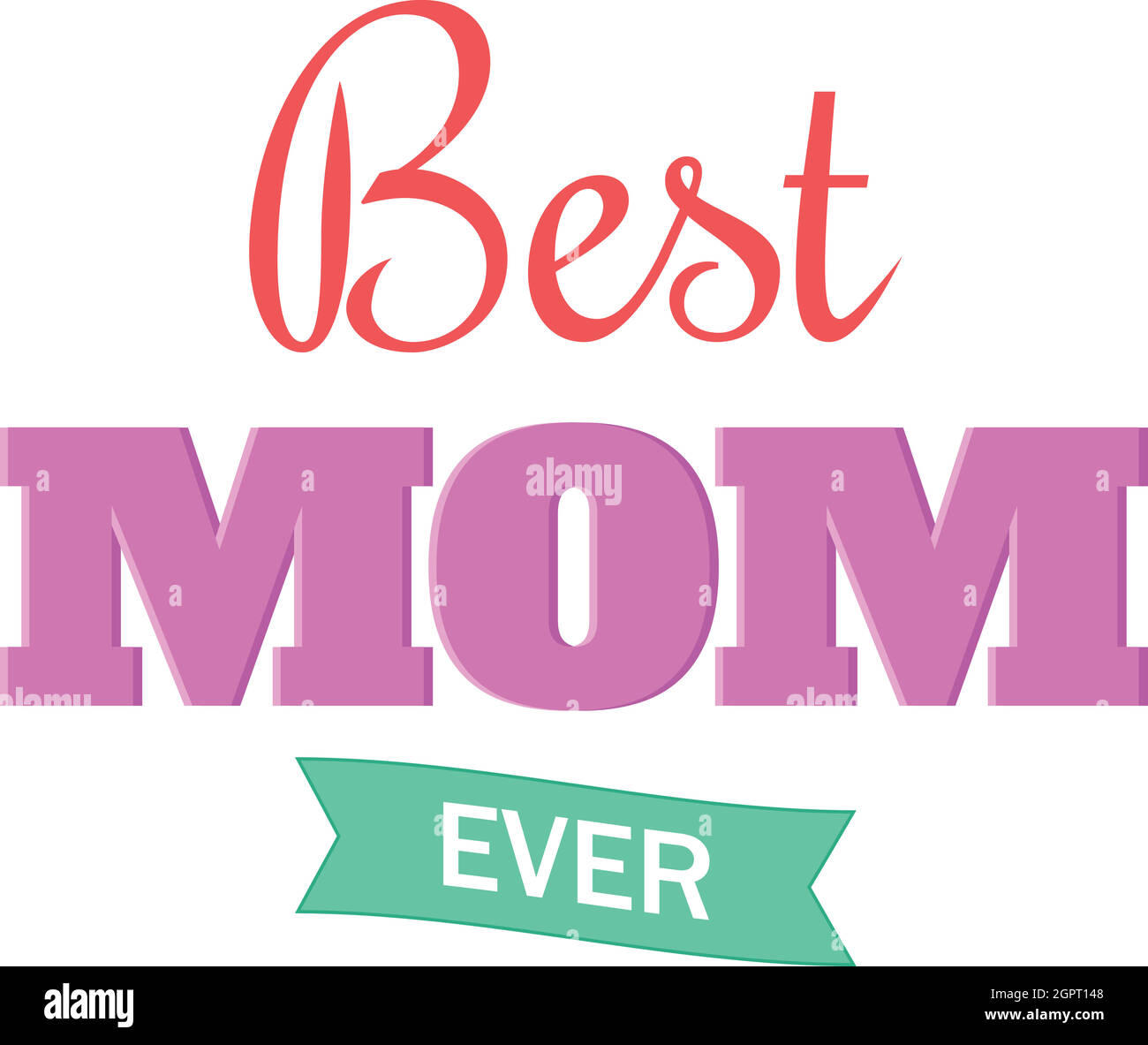 Best mom ever icon cartoon hi-res stock photography and images - Alamy