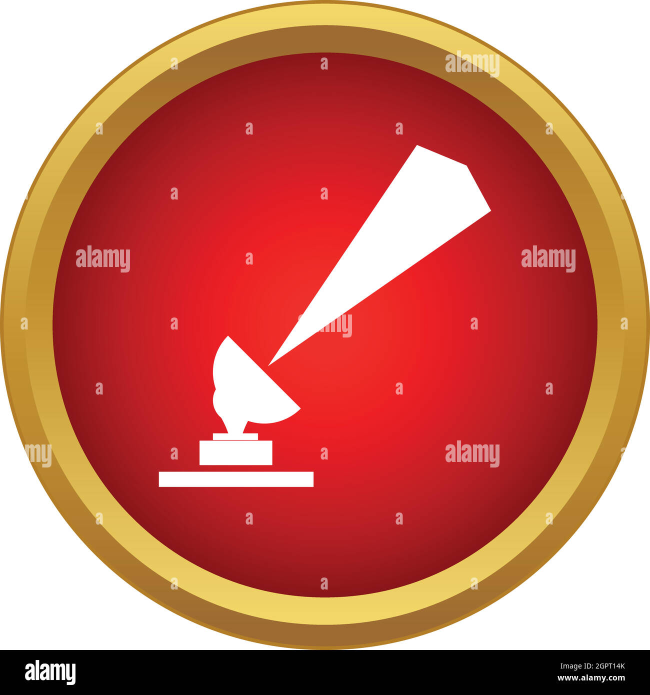 Radar dish icon in simple style Stock Vector Image & Art - Alamy