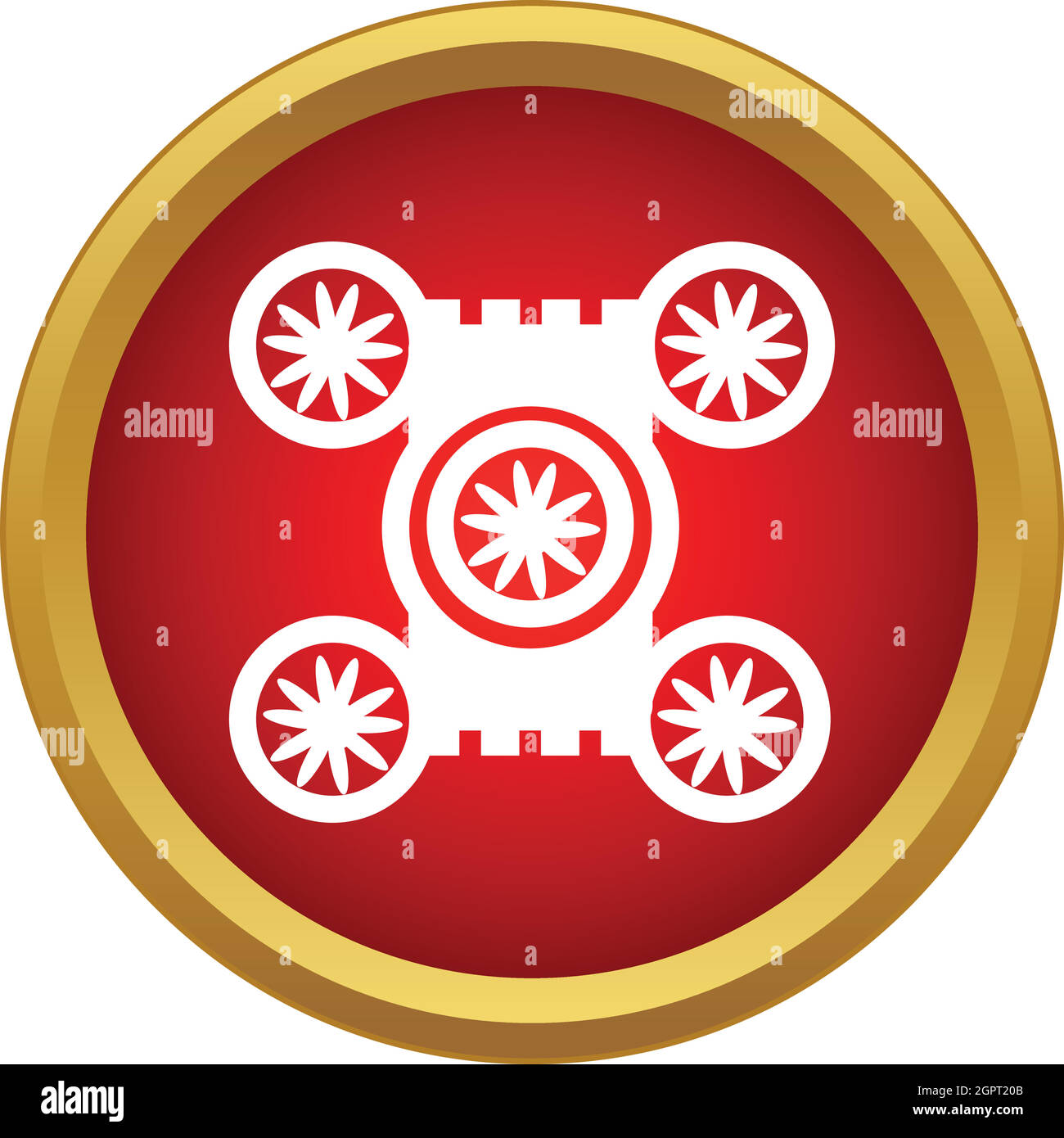 Quadcopter icon in simple style Stock Vector Image & Art - Alamy