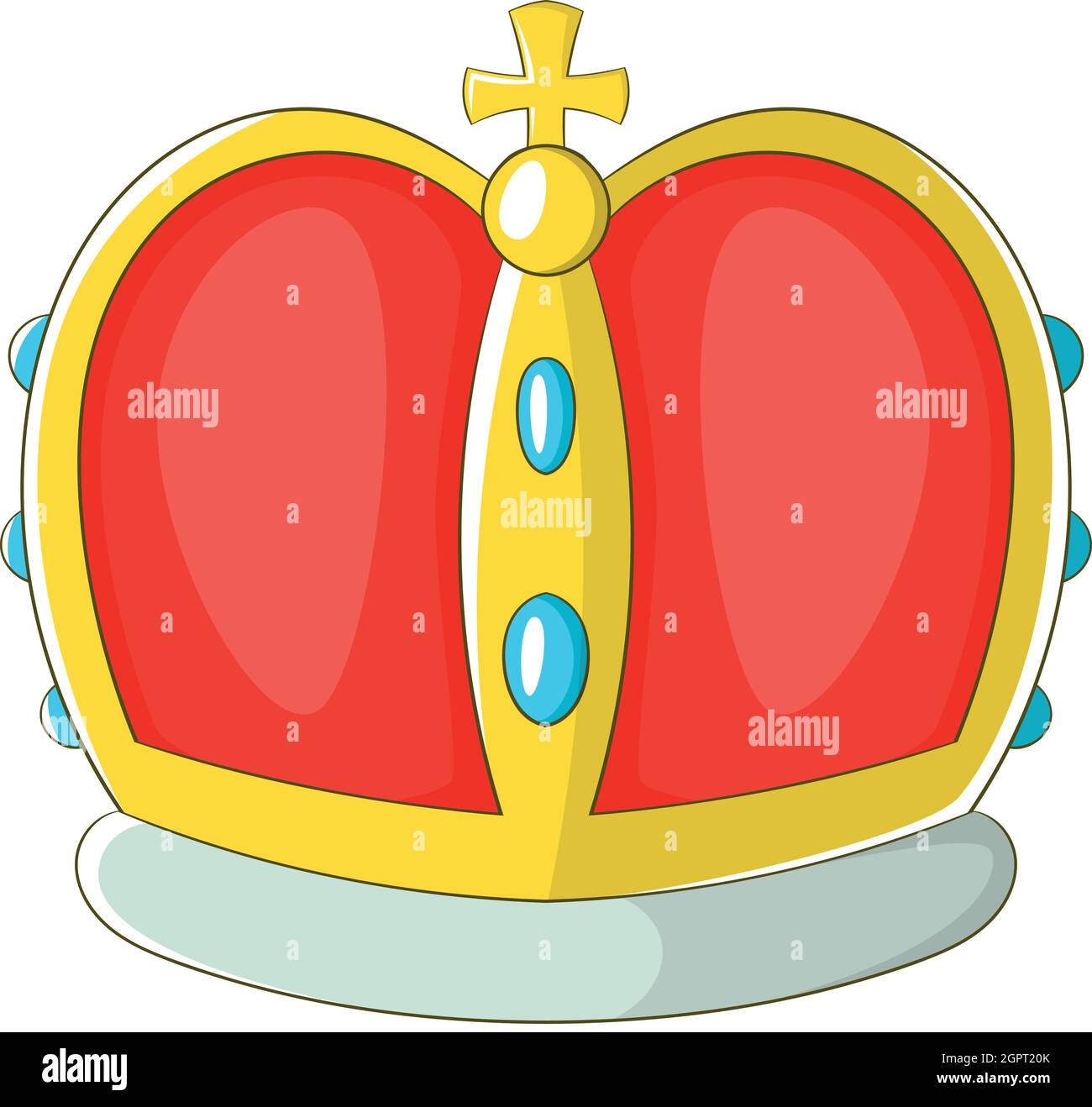 Cartoon royal crown hi-res stock photography and images - Alamy