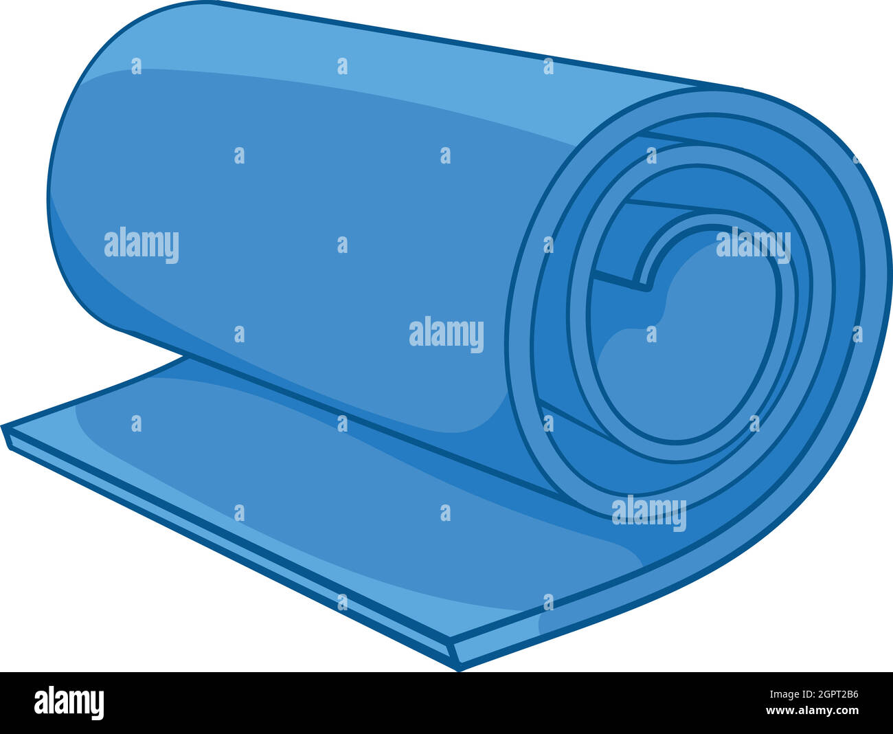 Fitness mat icon, cartoon style Stock Vector Image & Art - Alamy