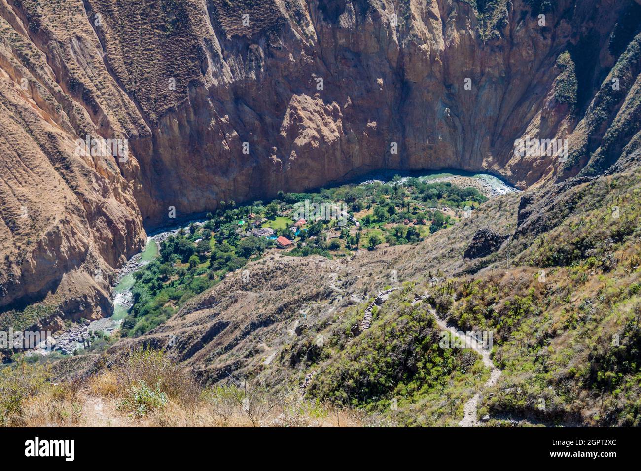 Aerial top view massive canyon hi-res stock photography and images - Alamy