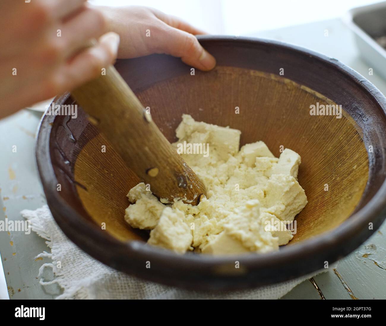 Home baked tofu hi-res stock photography and images - Alamy