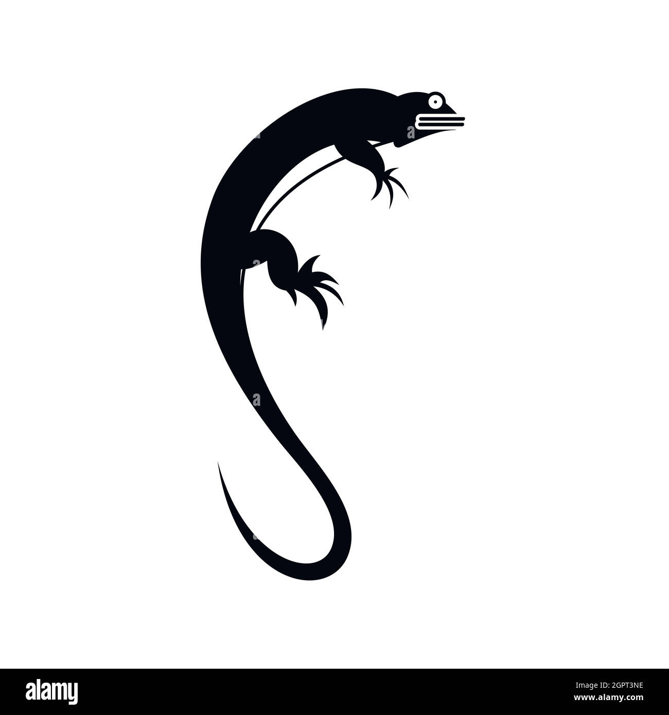 Lizard icon, simple style Stock Vector Image & Art - Alamy