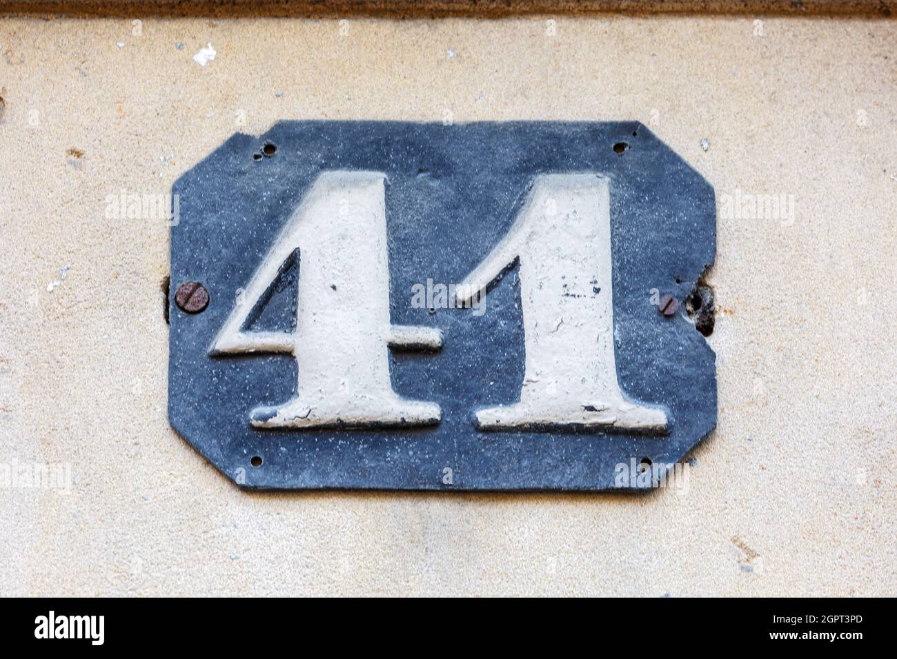 House number 41 hi-res stock photography and images - Alamy