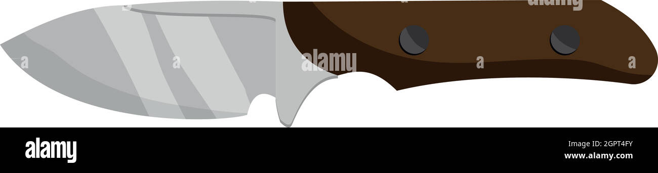 Hunting knife icon, cartoon style Stock Vector Image & Art - Alamy