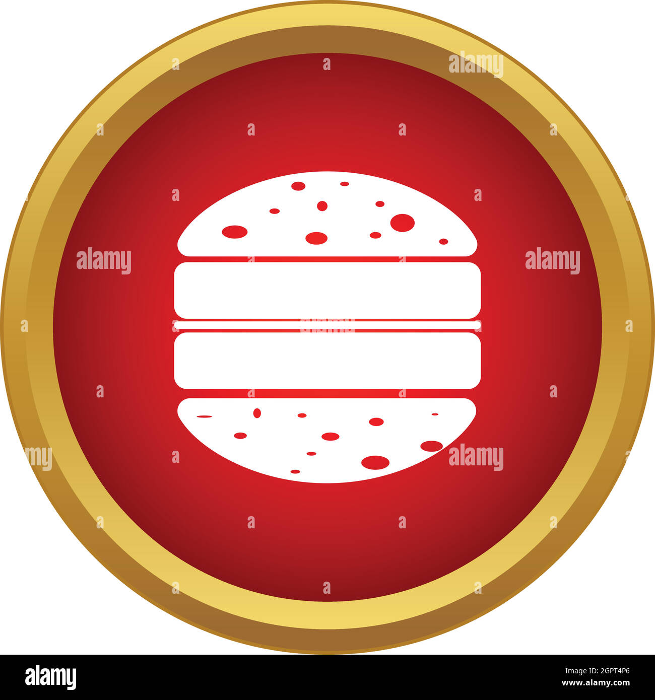 Double with cheese burger Stock Vector Images - Alamy
