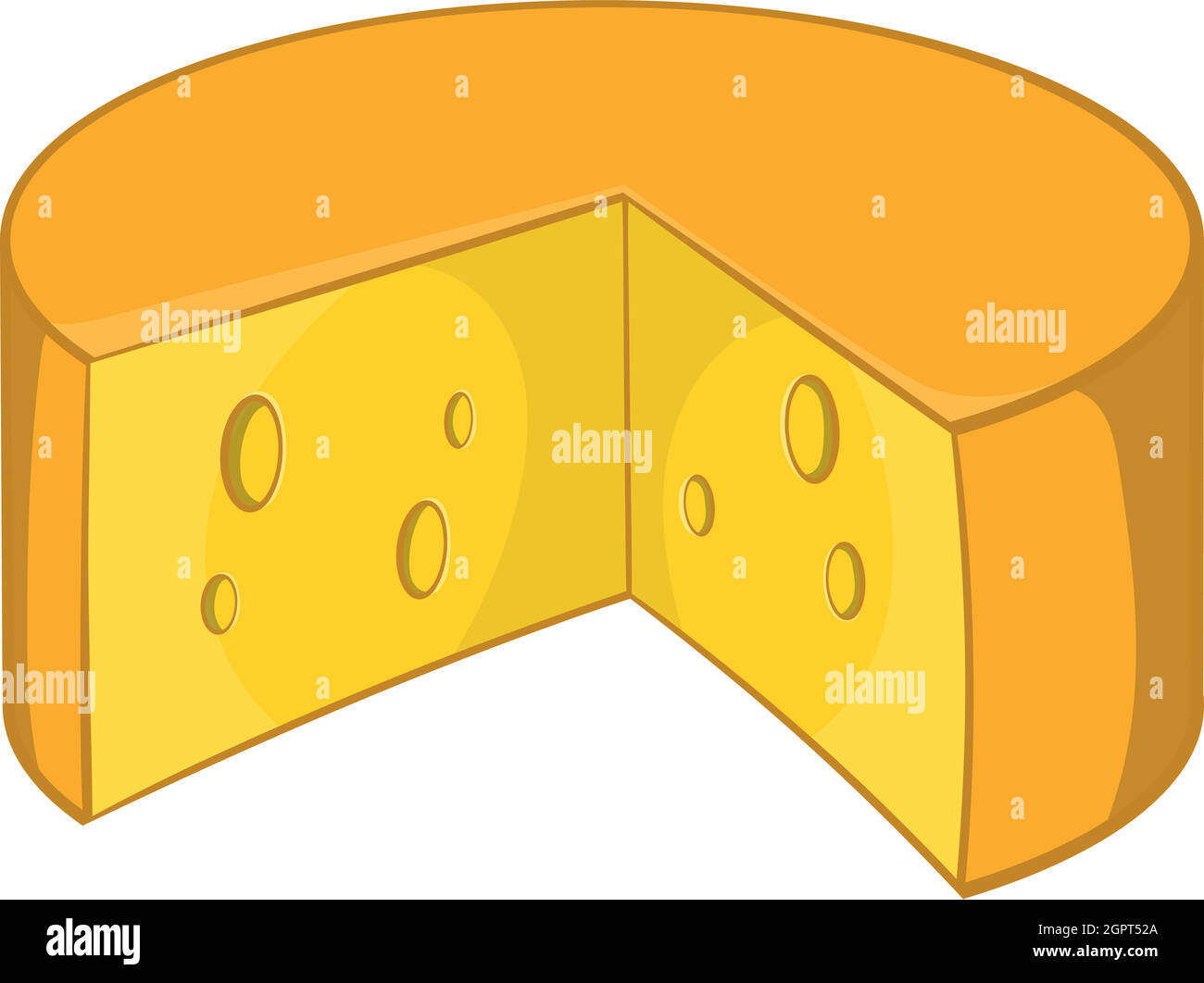 French cheese icon in cartoon style Stock Vector Image & Art - Alamy