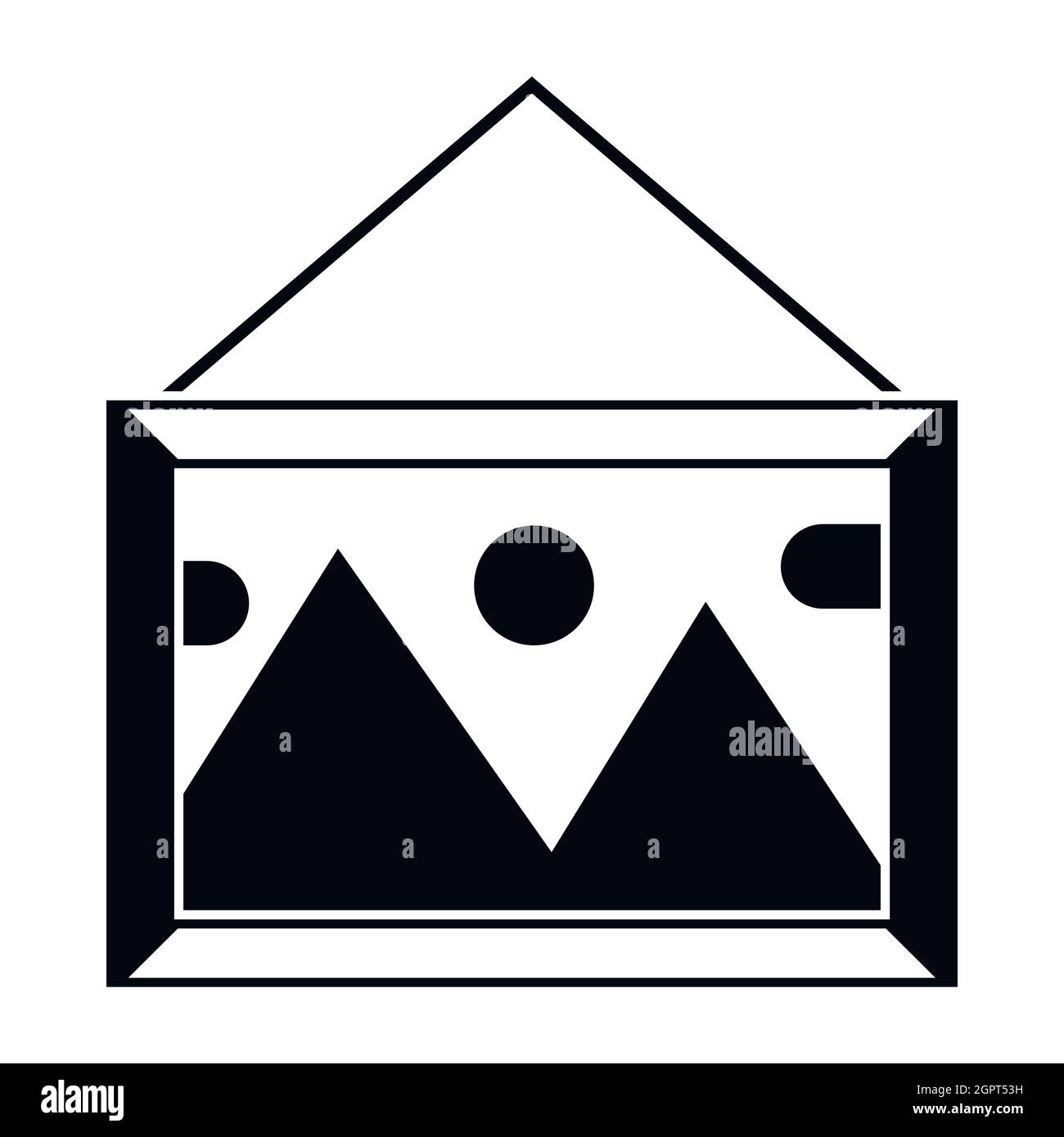 Black board in frame Stock Vector Images - Alamy