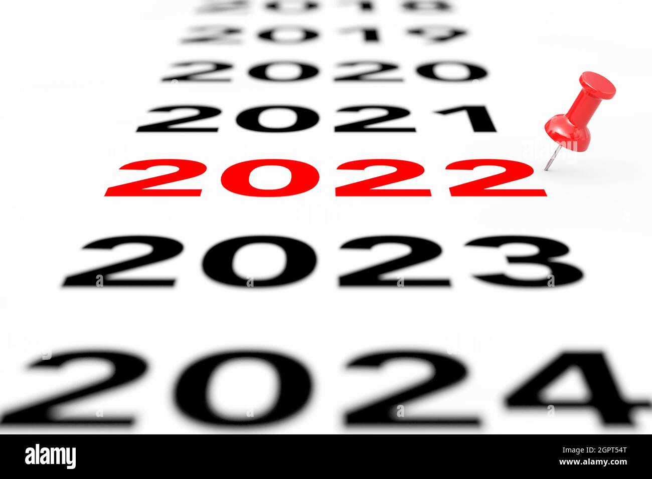 New 2022 Year Sign with Red Pin Marker on a white background. 3d ... New 2022 Year Sign with Red Pin Marker on a white background. 3d ...