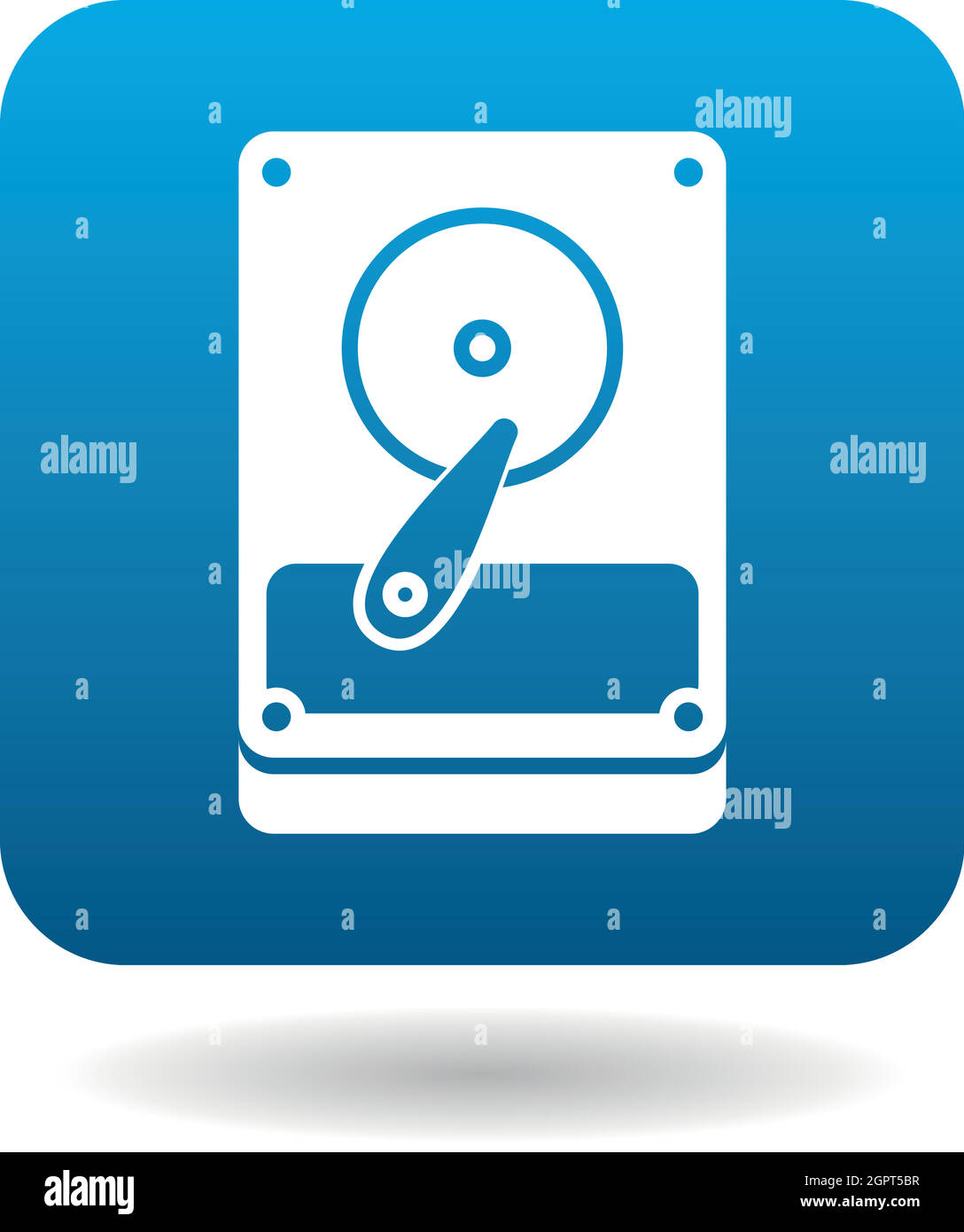 Hard drive data icon, simple style Stock Vector Image & Art - Alamy