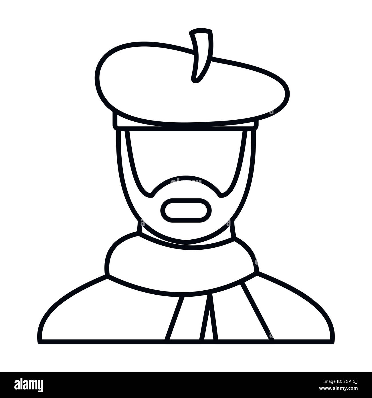 Artist icon, outline style Stock Vector Image & Art - Alamy