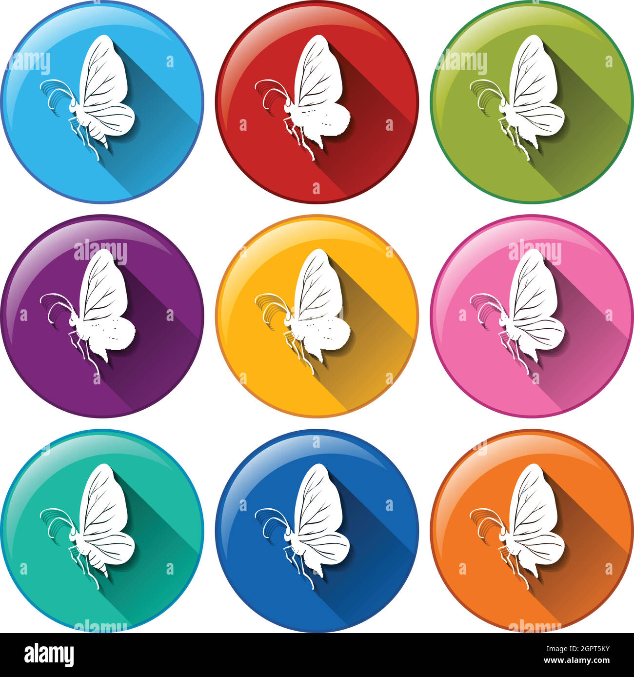 Blue coloured butterfly egg Stock Vector Images - Alamy