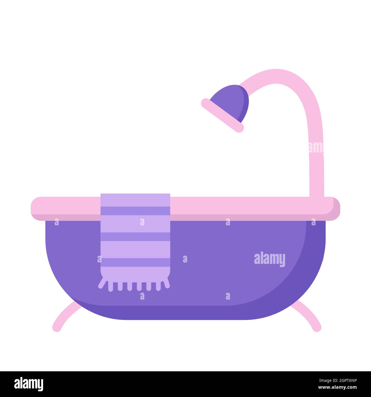 Young female wash flat Stock Vector Images - Alamy