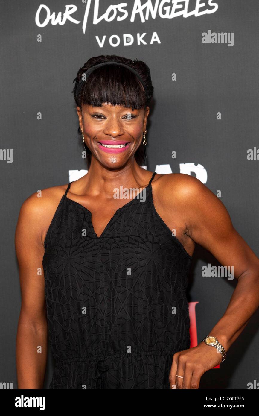 Sufe Bradshaw attends Social House Films Premiere of "VAL" at Landmark ...