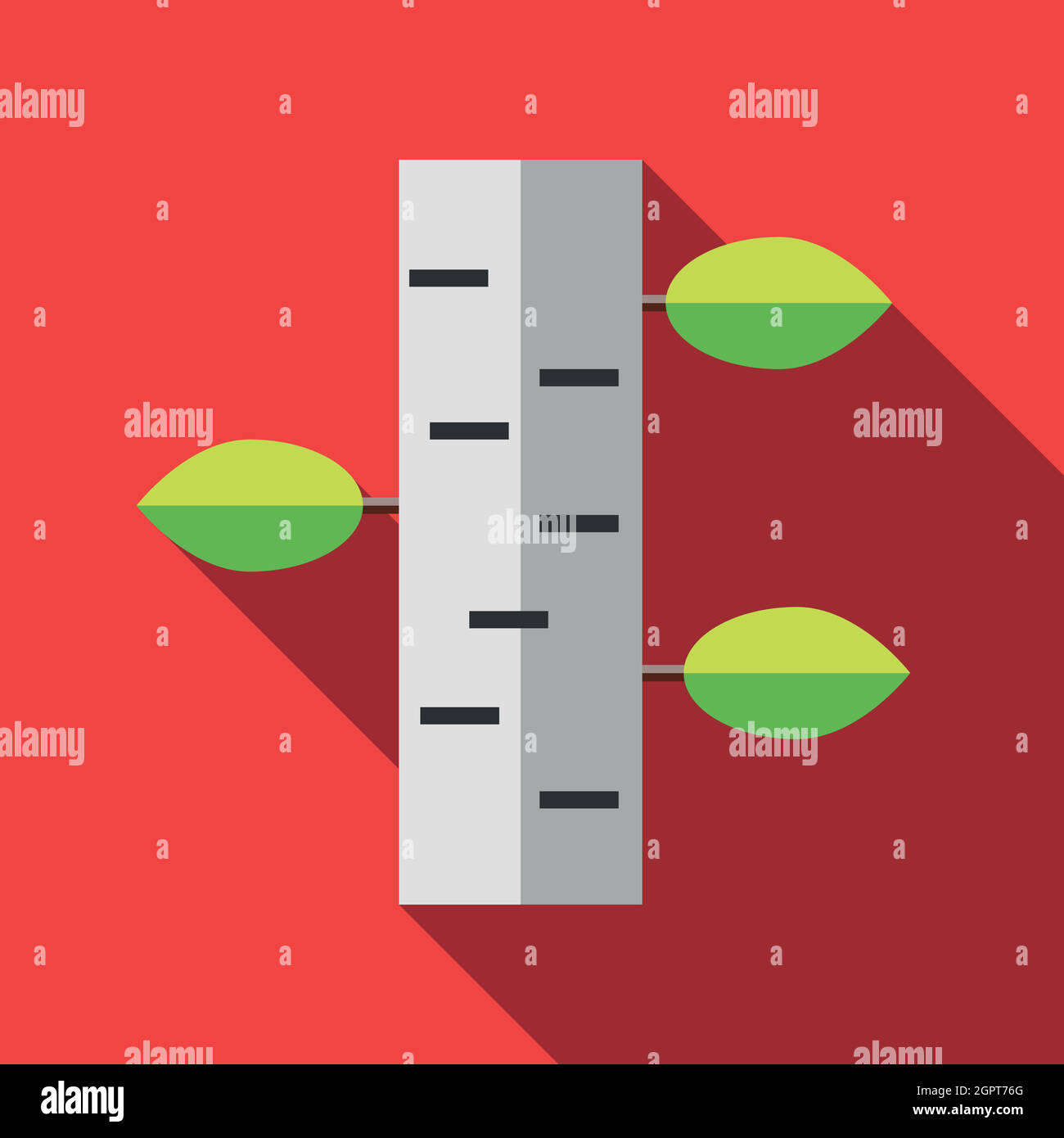 Tree in sunny forest Stock Vector Images - Alamy