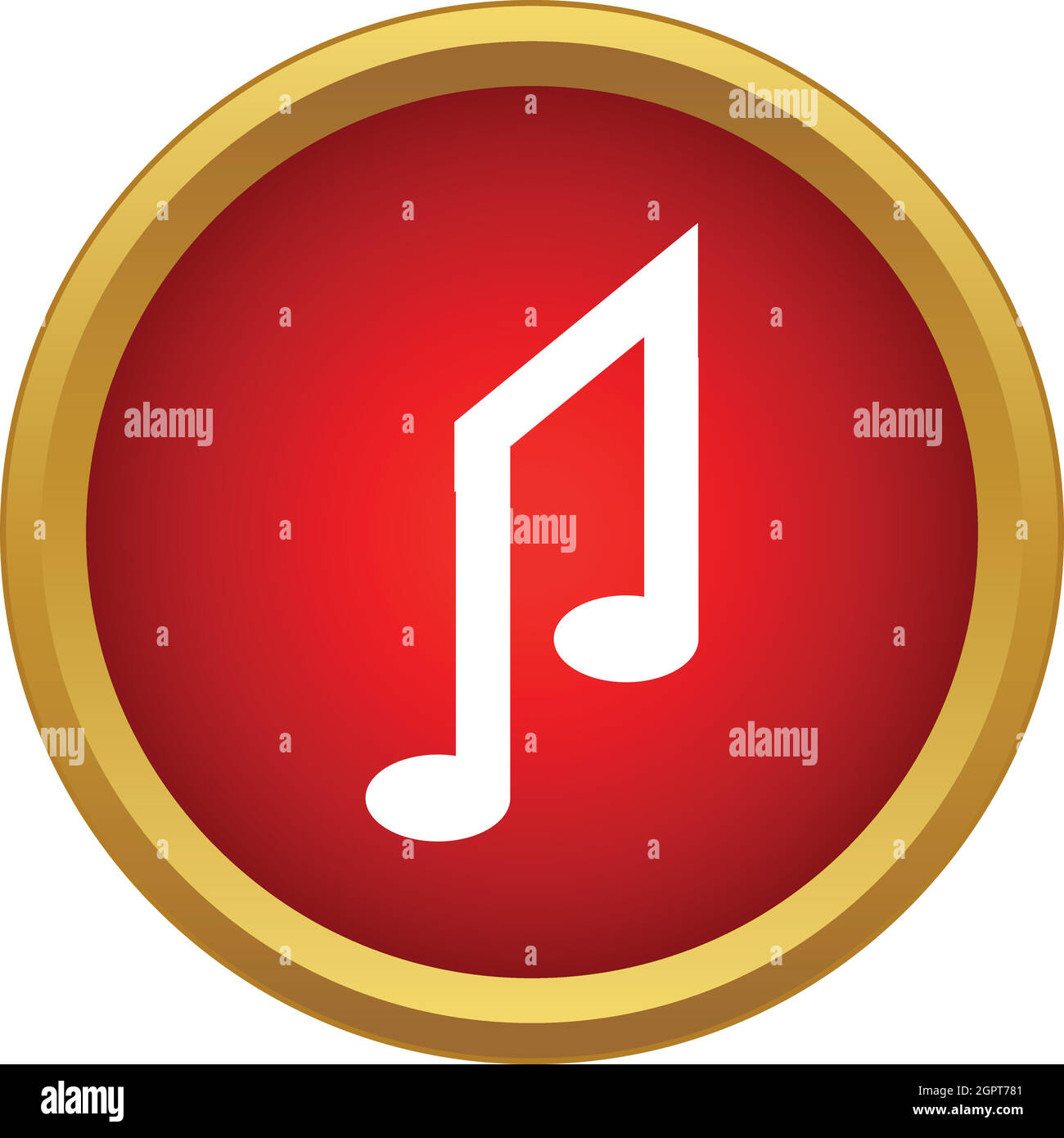 Two notes icon in simple style Stock Vector Image & Art - Alamy